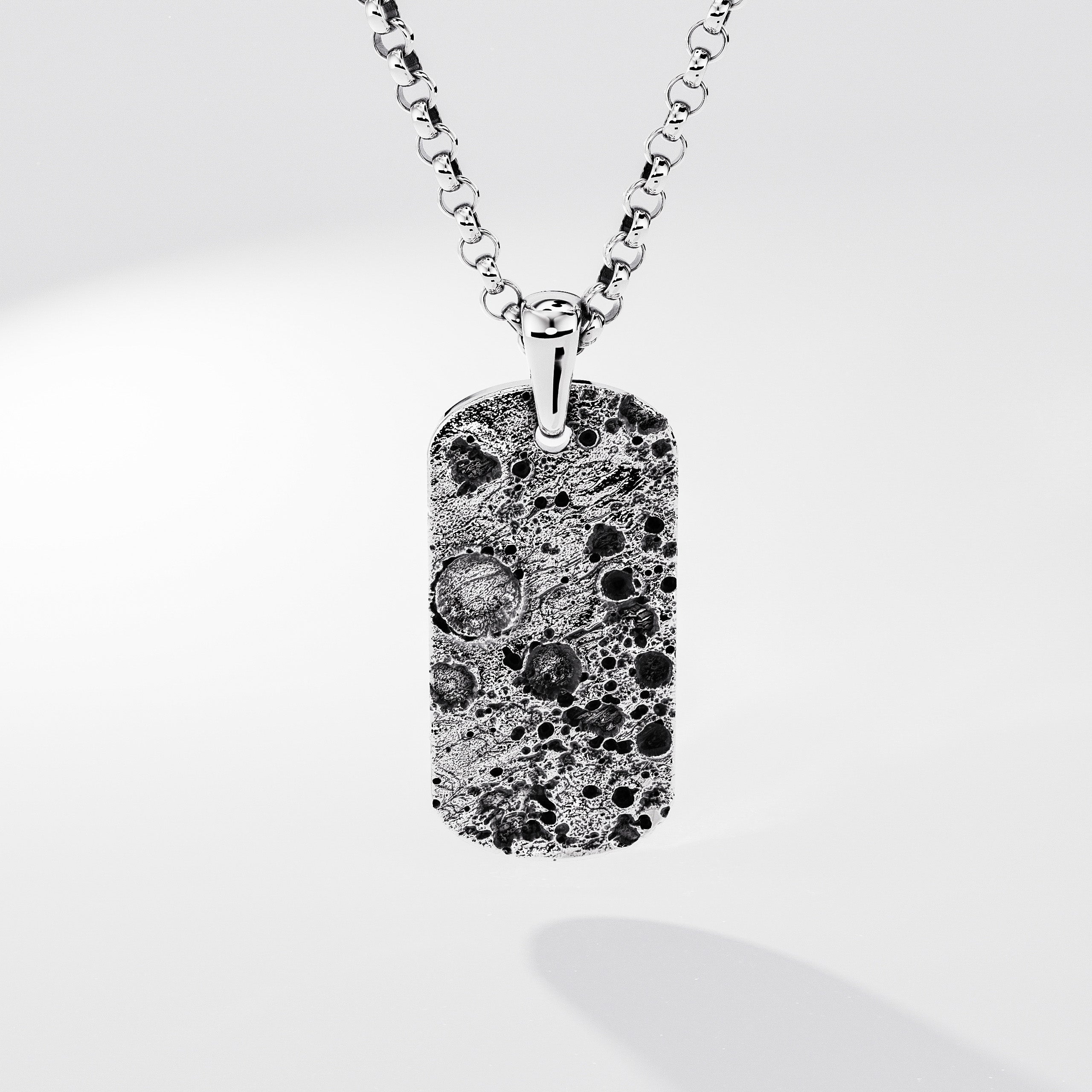 Moonshine Tag in Sterling Silver – Saint Bones