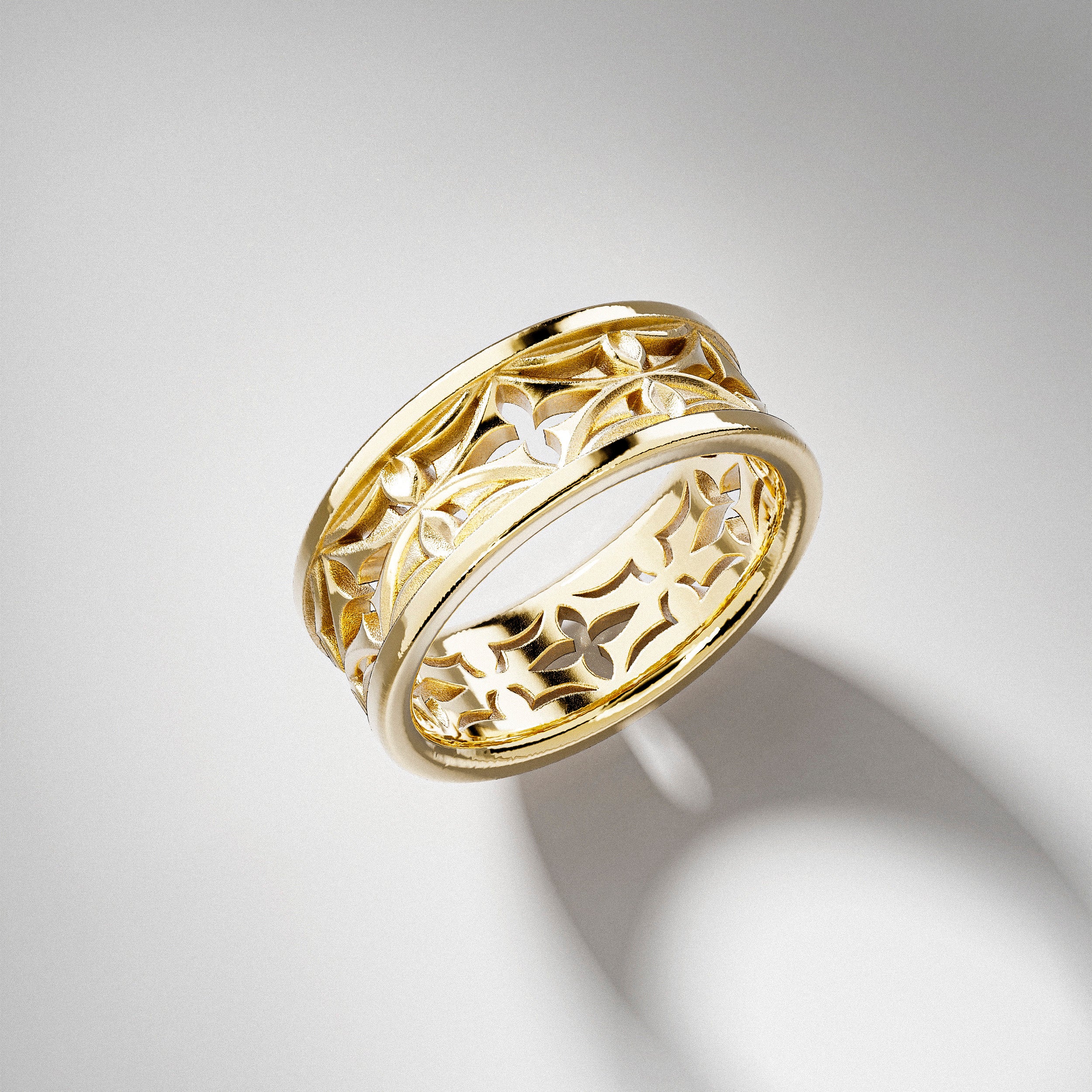 Leger Openwork X Band Ring – Saint Bones